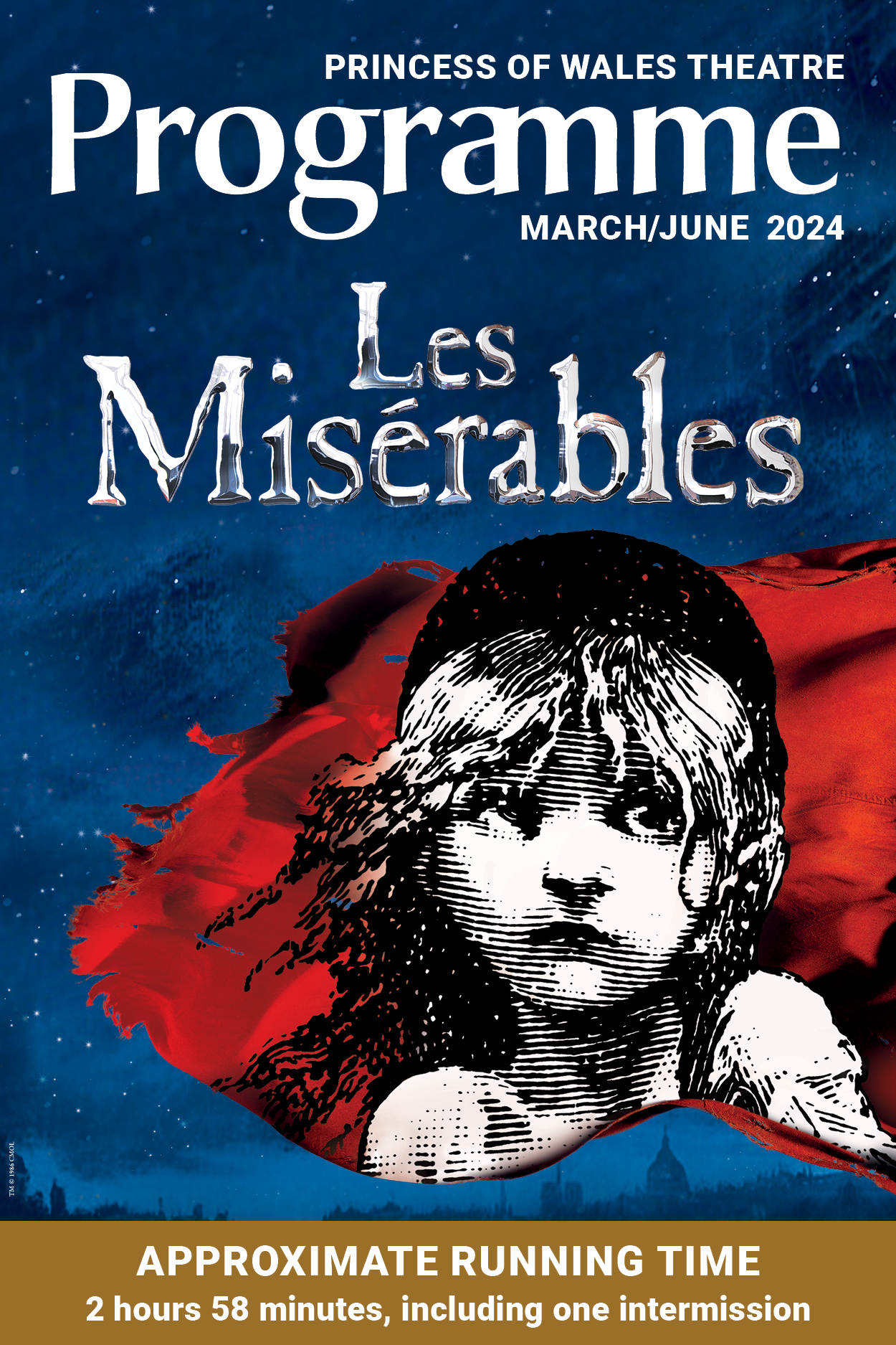 Les Misérables programme cover
