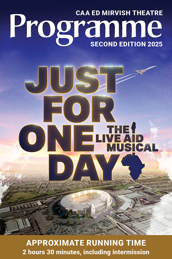 JUST FOR ONE DAY programme cover